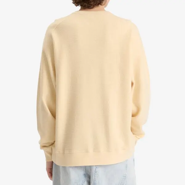 You Must Create Almost Grown Waffle Sweatshirt - Off White