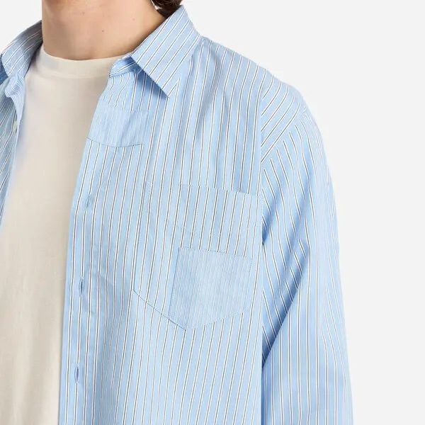 Universal Works Vila Stripes Patched Shirt