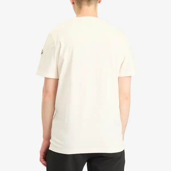 Moncler Short Sleeve Logo T-shirt - White