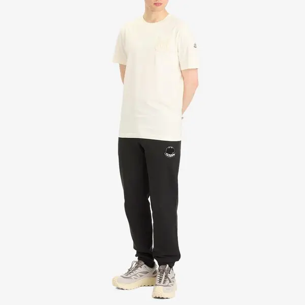 Moncler Short Sleeve Logo T-shirt - White