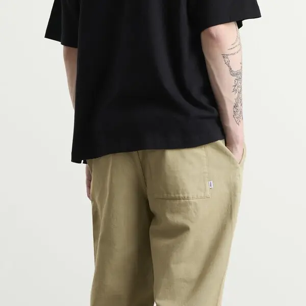 WAX LONDON Kurt Twill Trousers - Light Khaki