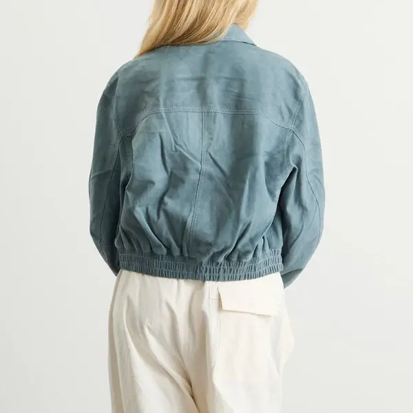 SAMSØE SAMSØE Sasaffy Suede Bomber Jacket