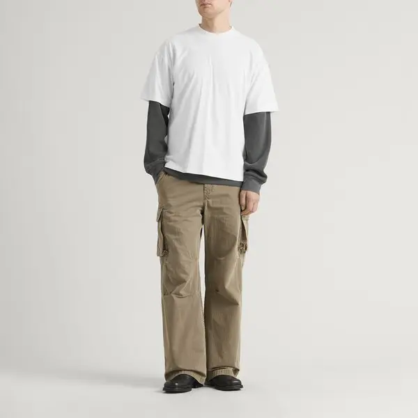 REPRESENT Initial Oversized T-shirt - Flat White