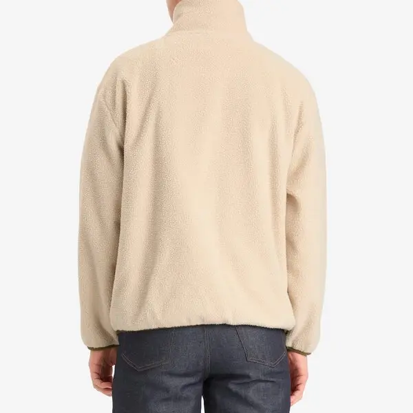 A.p.c. Willy Sherpa Fleece Half Zip