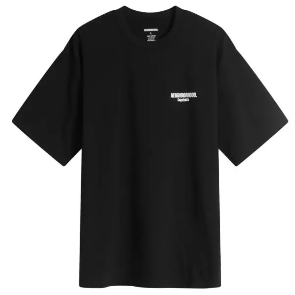 NEIGHBORHOOD Ss-2 T-shirt - Black×white