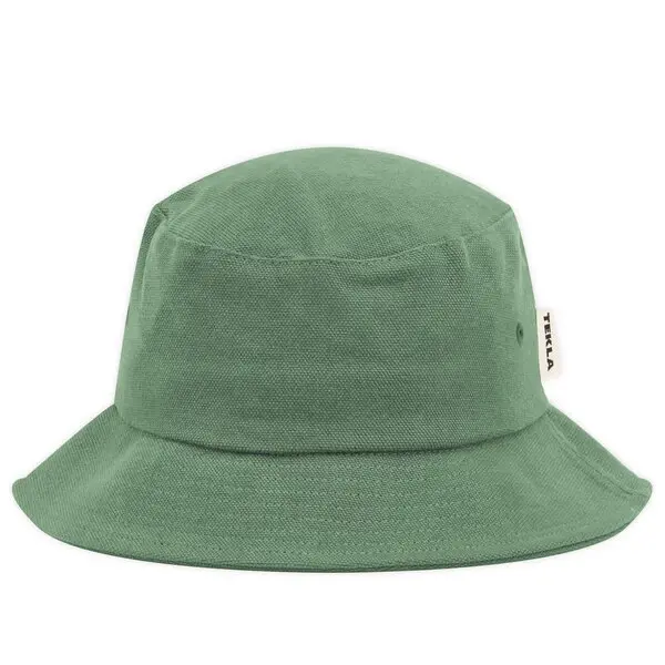 TEKLA Organic Cotton Bucket Hat - Verde