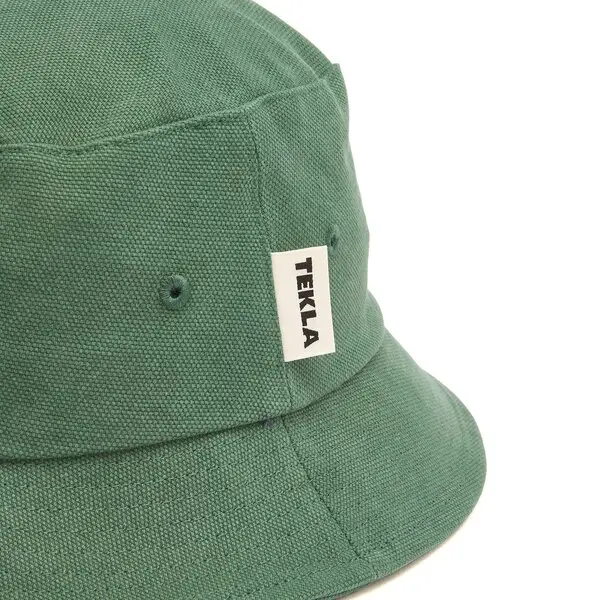 TEKLA Organic Cotton Bucket Hat - Verde