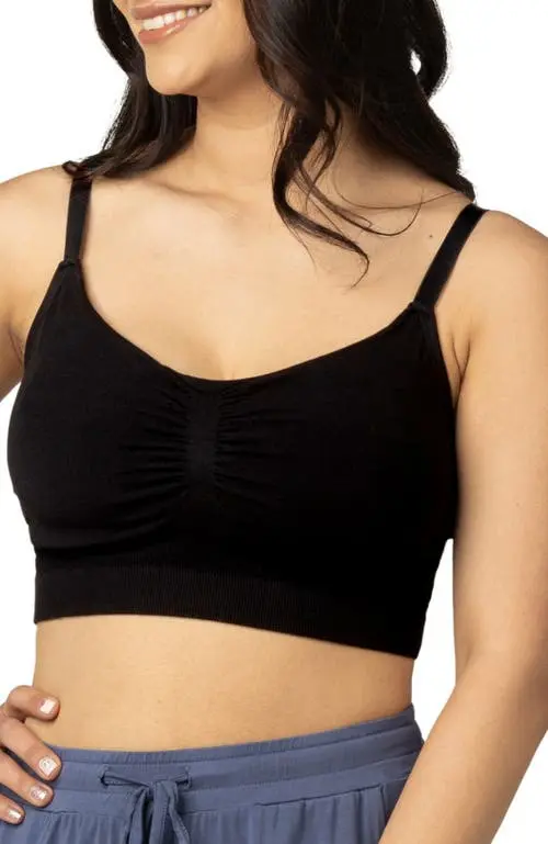 KINDRED BRAVELY Sublime Hands-free Pumping Lounge & Sleep Bra- Fits Sizes 30b46d - Black