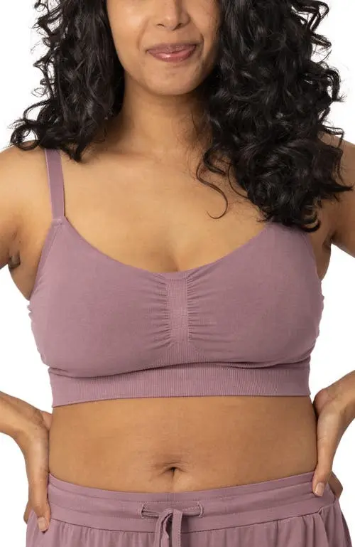 KINDRED BRAVELY Sublime Hands-free Pumping Lounge & Sleep Bra- Fits Sizes 30b46d - Twilight