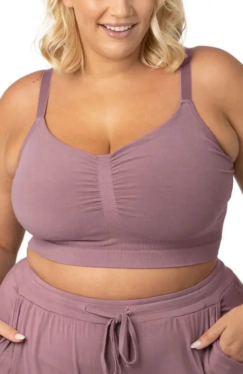 KINDRED BRAVELY Sublime Hands-free Pumping Lounge & Sleep Bra- Fits Sizes 30b46d - Twilight