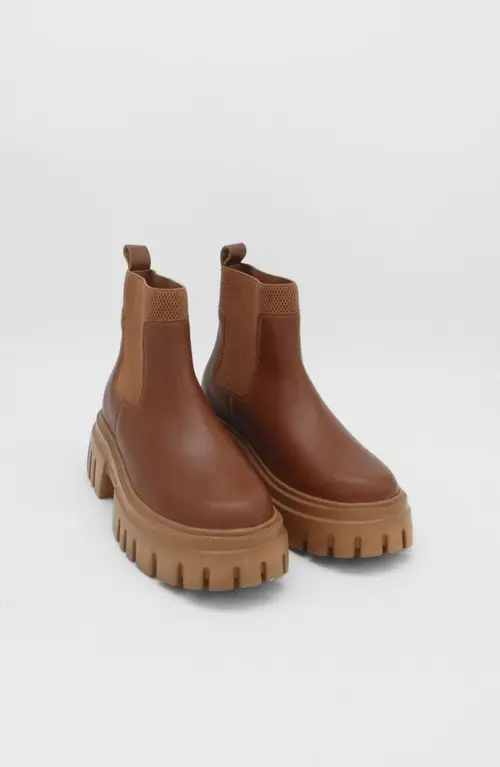 STIVALI NEW YORK Agora Platform Chelsea Boots - Brown