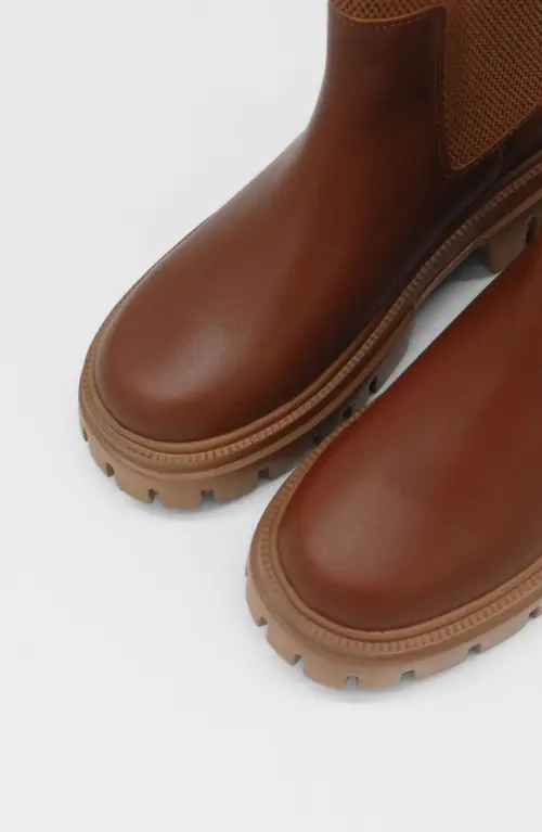 STIVALI NEW YORK Agora Platform Chelsea Boots - Brown