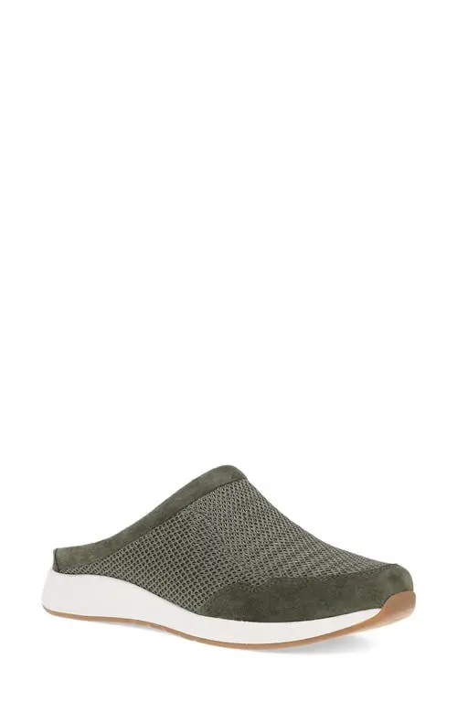 Dansko Claudia Sneaker Mule - Olive Mesh