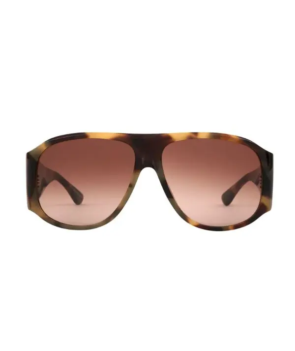 Chloé Izia Rectangle Sunglasses - Bronze