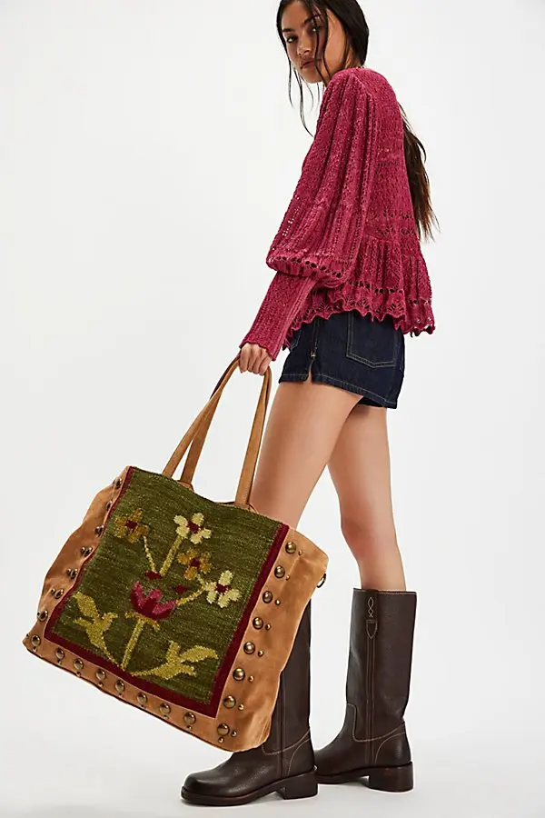 Free People Fleur Stud Tote