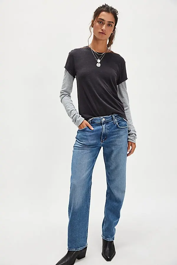 Citizens Of Humanity Anissa Low-rise Straight Leg Jeans - Alma