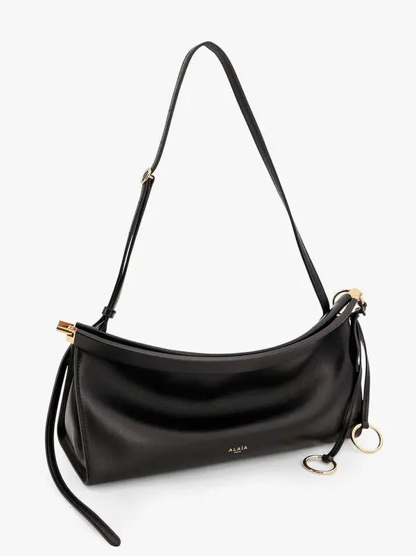 Alaïa East West Medium Leather Shoulder Bag