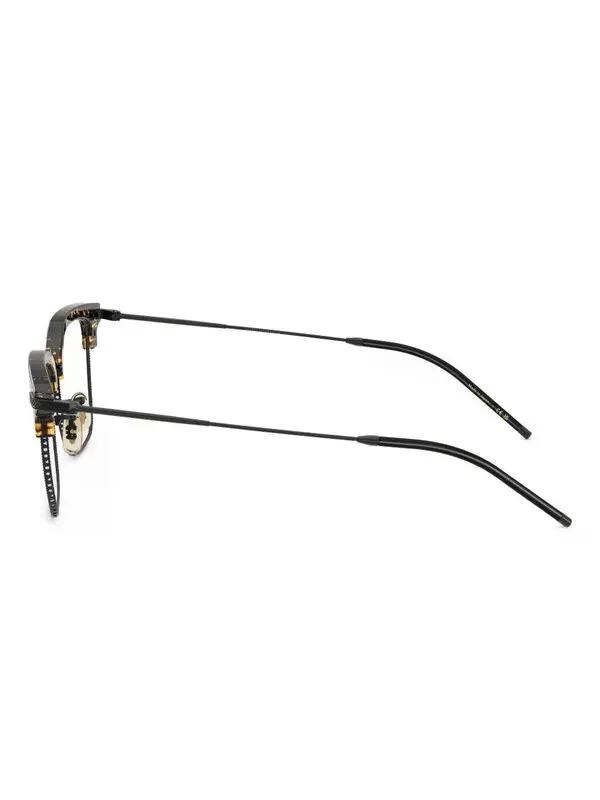 Oliver Spencer Tortoiseshell Square-frame Glasses