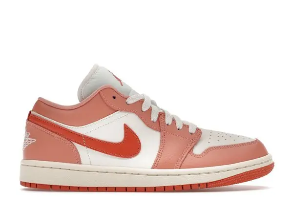 JORDAN 1 Low Sneakers - Sail/light Madder Root/pale Ivory