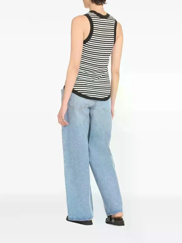 Saint Laurent Striped Tank Top