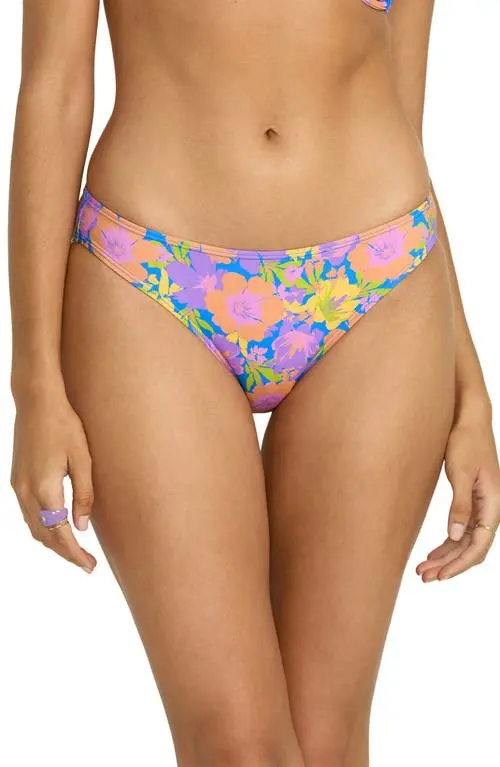 BILLABONG Beat The Heat Lowrider Bikini Bottoms - Blue Multi