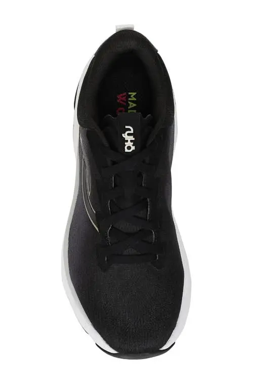 RYKA Elevate Lx Walking Sneaker - Black