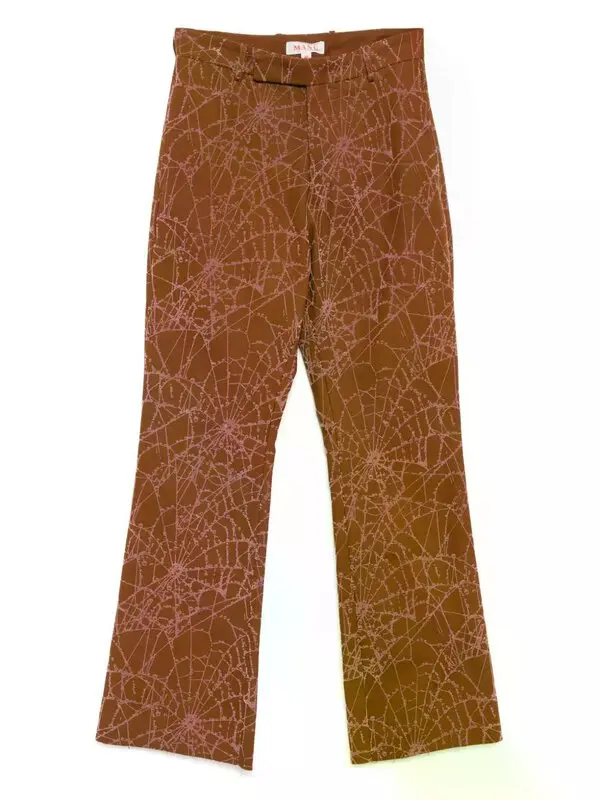 MASU Flocky Web Flare Pants