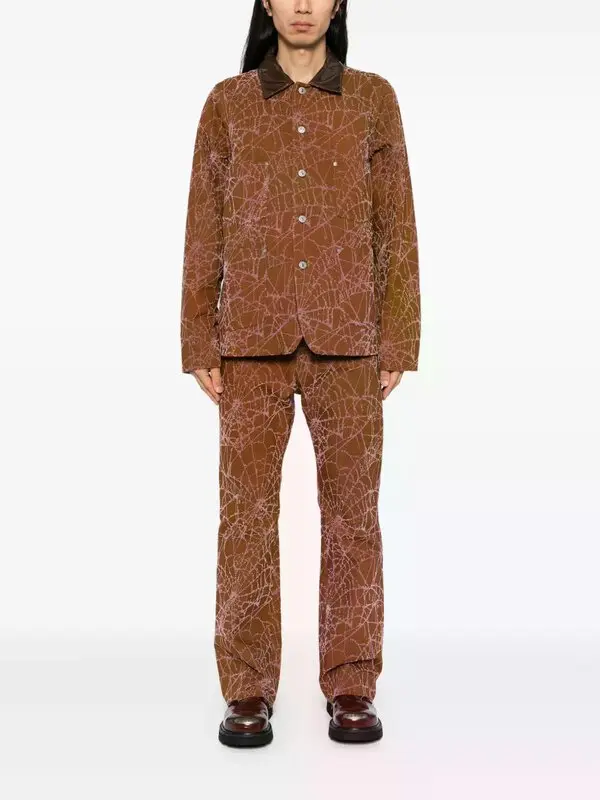 MASU Flocky Web Flare Pants