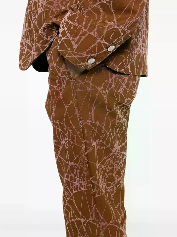 MASU Flocky Web Flare Pants