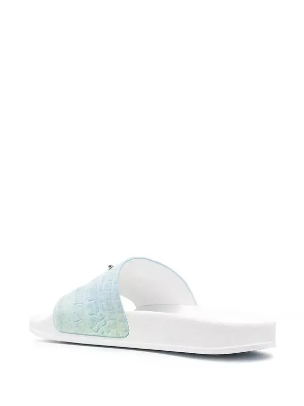 GIUSEPPE ZANOTTI Logo Open-toe Slides