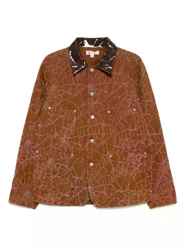 MASU Flocky-web Jacket - Brown