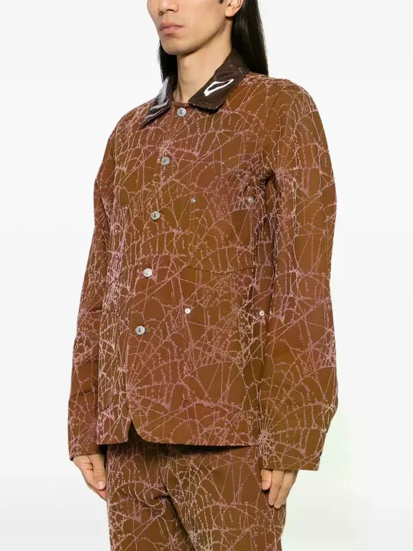 MASU Flocky-web Jacket - Brown
