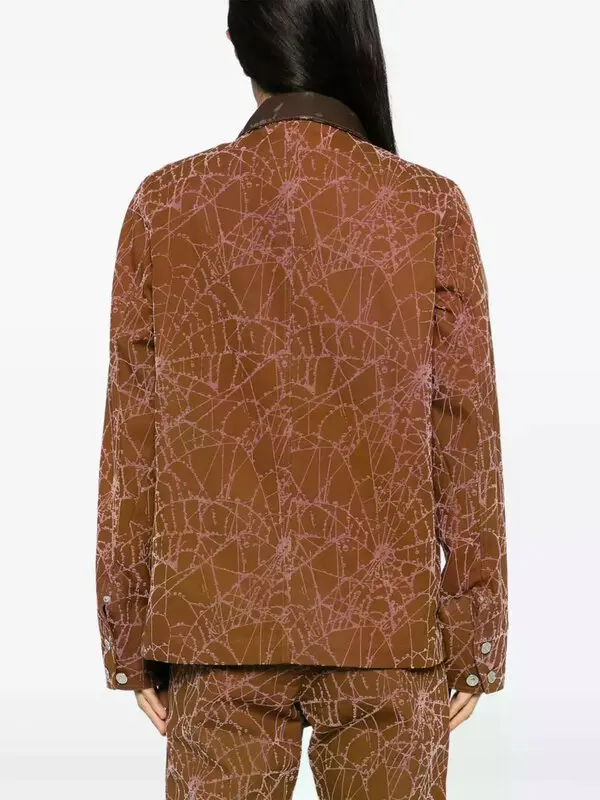 MASU Flocky-web Jacket - Brown