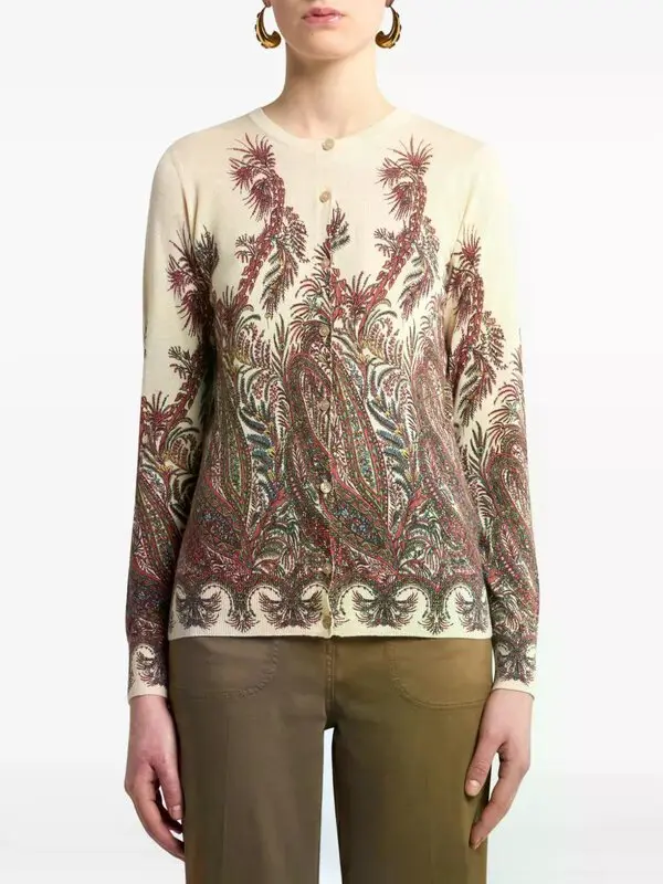 Etro Paisley-print Cardigan