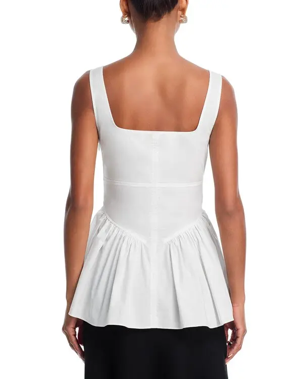 Proenza Schouler White Label Bader Poplin Top