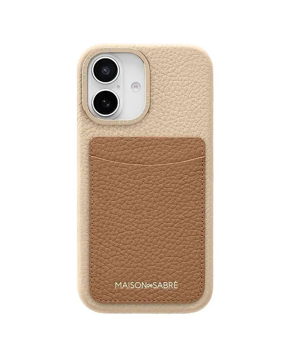 MAISON DE SABRE Maison De Sabra Card Phone Case - Sandstone Nude