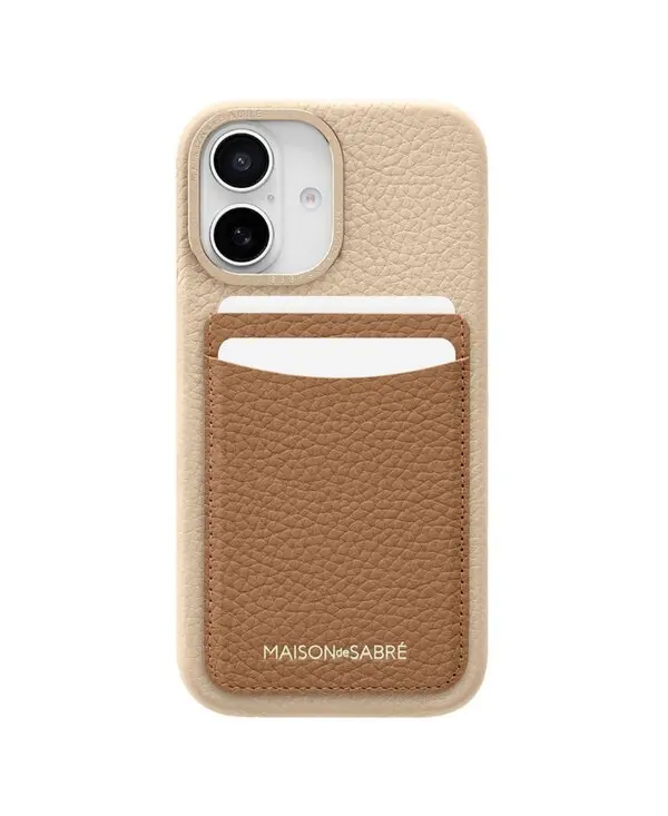 MAISON DE SABRE Maison De Sabra Card Phone Case - Sandstone Nude