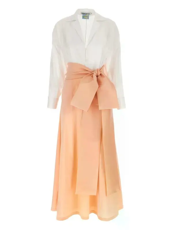 Bernadette Cotton-blend Dress - Orange