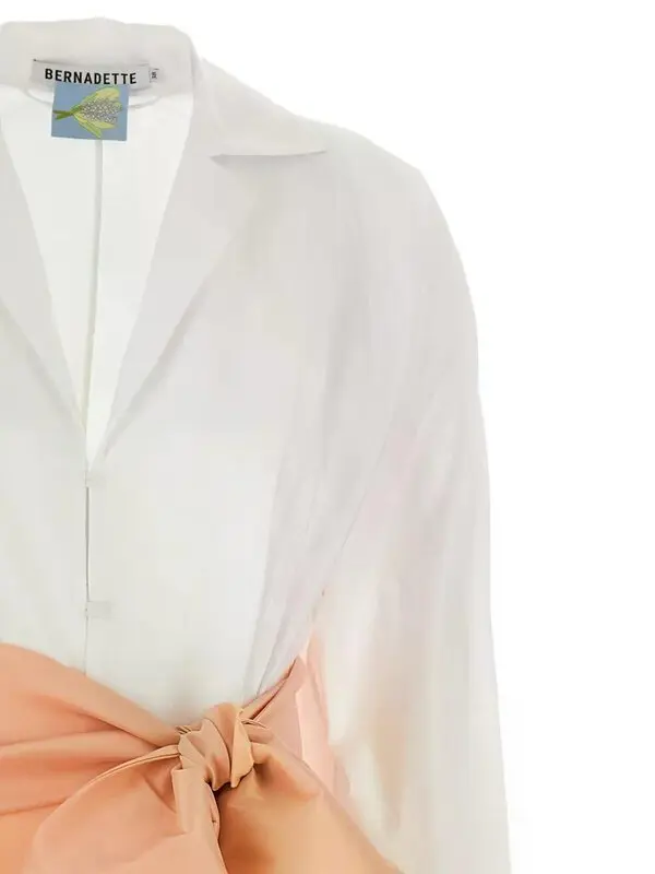 Bernadette Cotton-blend Dress - Orange