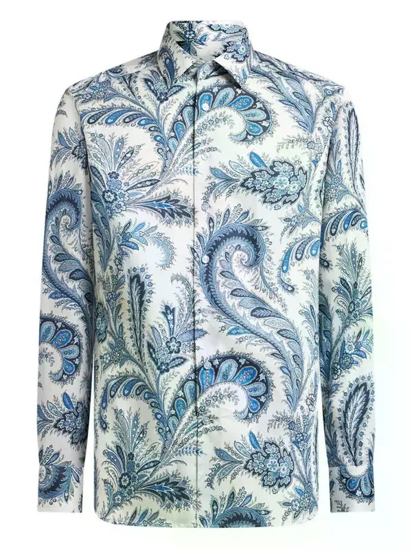 Etro Paisley-print Long-sleeve Shirt