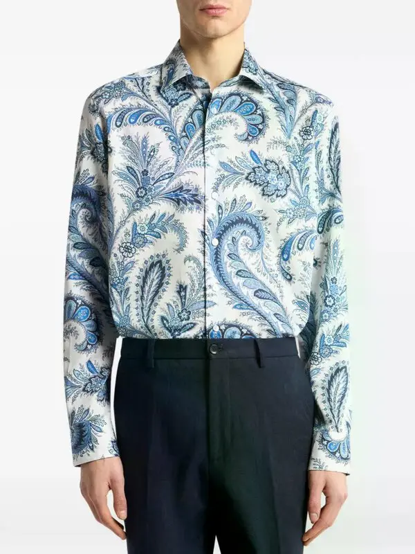 Etro Paisley-print Long-sleeve Shirt