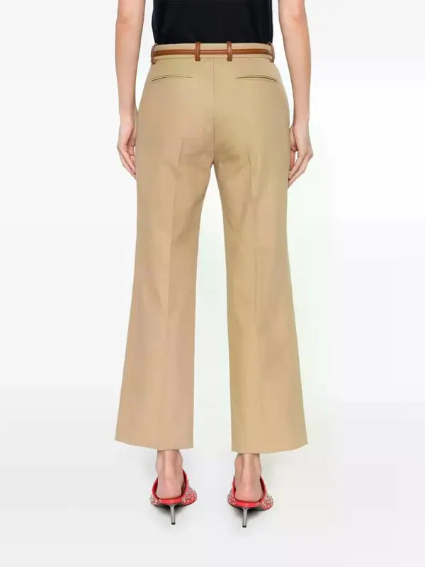 Gucci Horsebit-detail Cotton Trousers