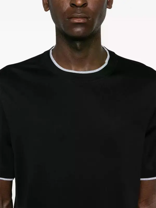 Brunello Cucinelli Layered Cotton T-shirt