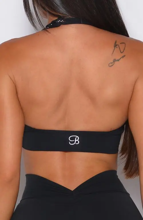 BOMBSHELL SPORTSWEAR Backless Bra - Black