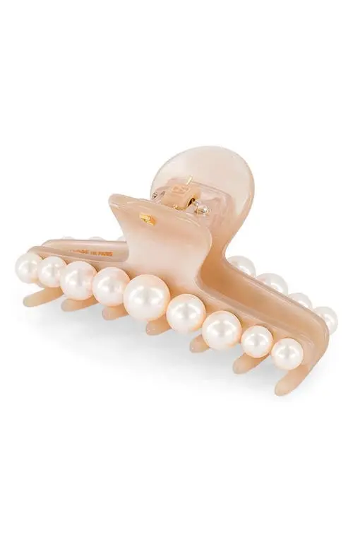 Alexandre De Paris Goncourt Hair Clip - Beige