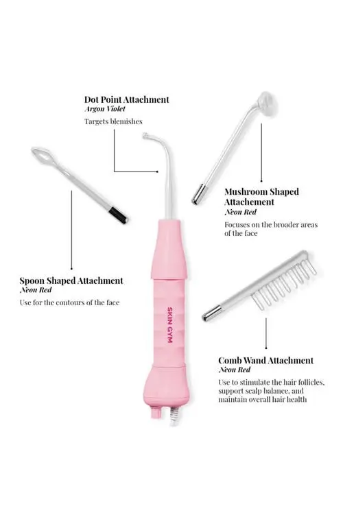 SKIN GYM High Frequency Wand - Pink
