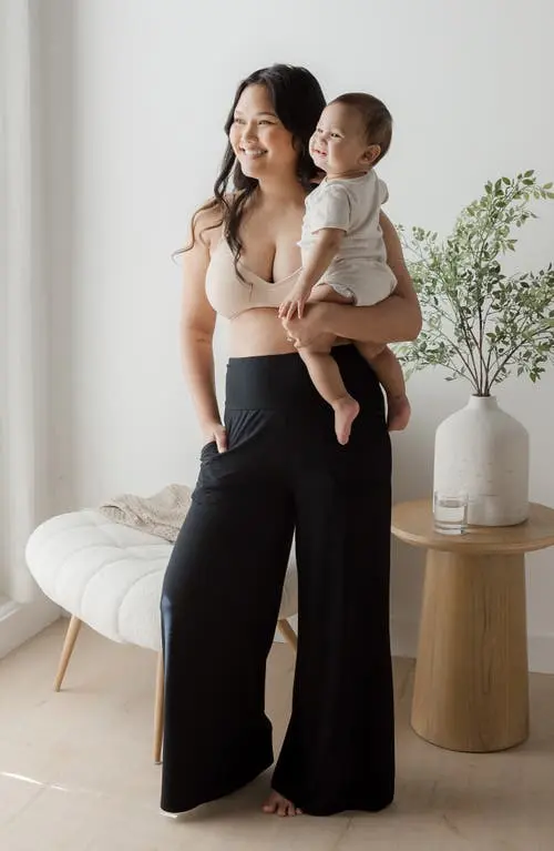 KINDRED BRAVELY Maternity & Postpartum Lounge Pants - Black