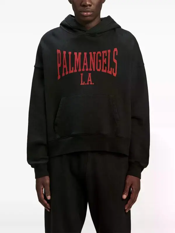 Palm Angels Logo-print Cotton Hoodie