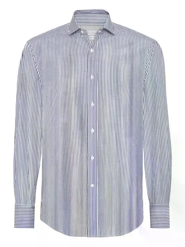 Brunello Cucinelli Striped Button-up Shirt