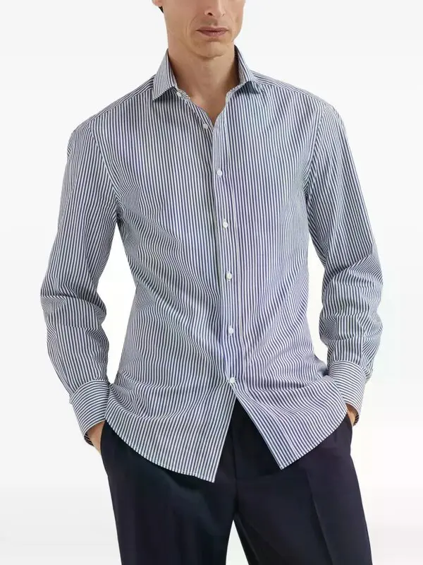 Brunello Cucinelli Striped Button-up Shirt